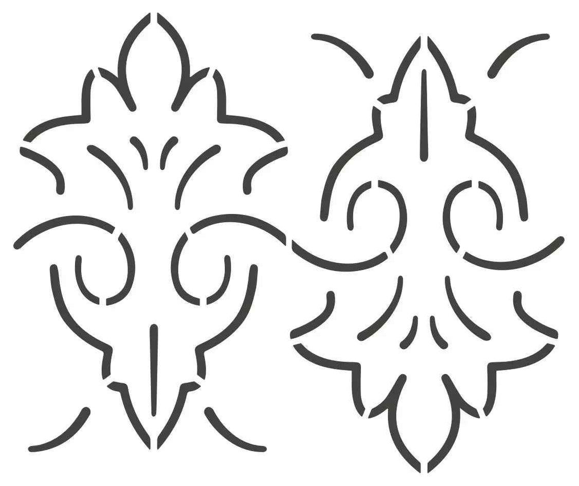 Decora Stencil - Carrara Art Pattern - The Decora Company