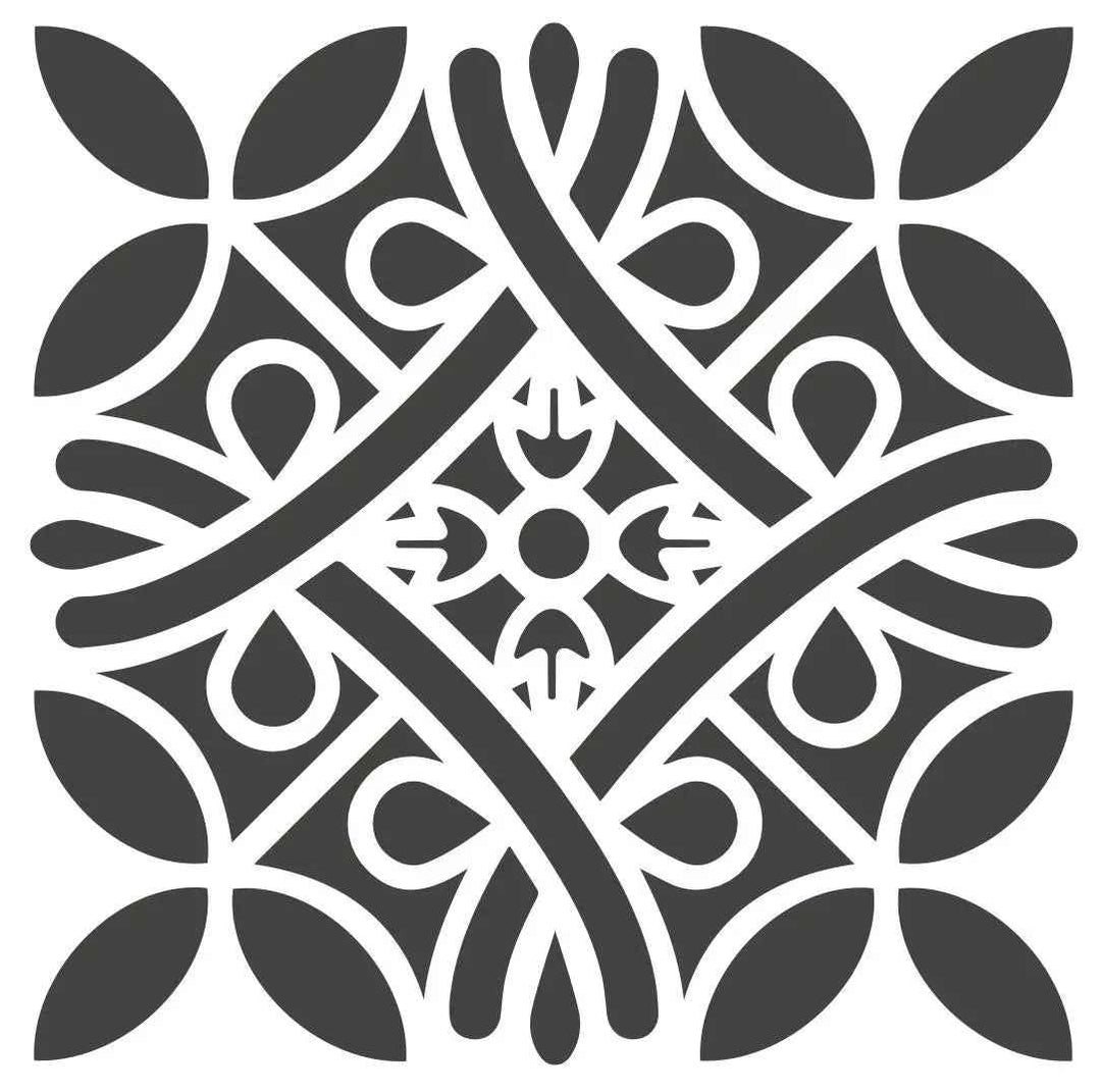 Decora Stencil - Infinity Art Pattern - The Decora Company