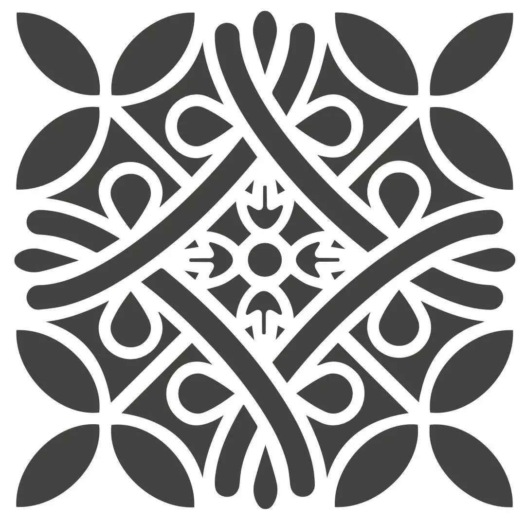 Decora Stencil - Infinity Art Pattern - The Decora Company