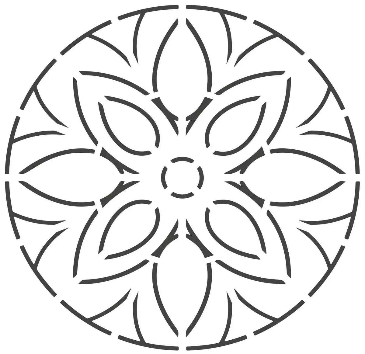 Decora Stencil - Mica Art Pattern - The Decora Company