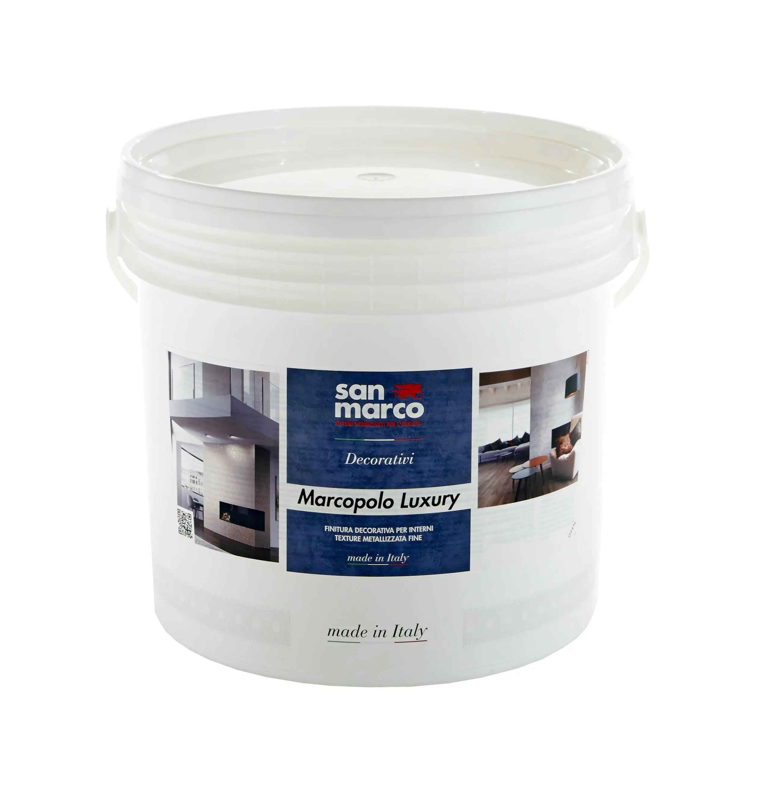 MARCOPOLO LUXURY BIANCO |Metallic house paint The Decora Paint Company ...