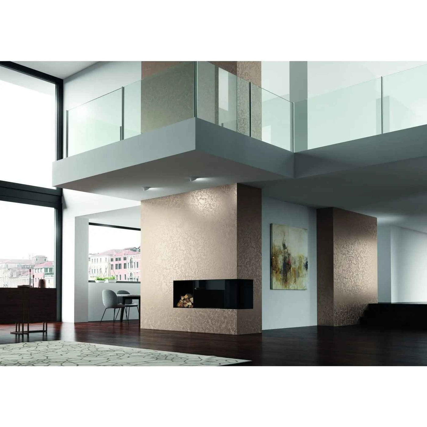 MARCOPOLO LUXURY BIANCO |Metallic house paint The Decora Paint Company ...